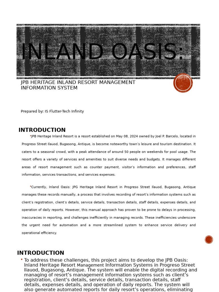 Inland Oasis Mis | PDF | System | Information