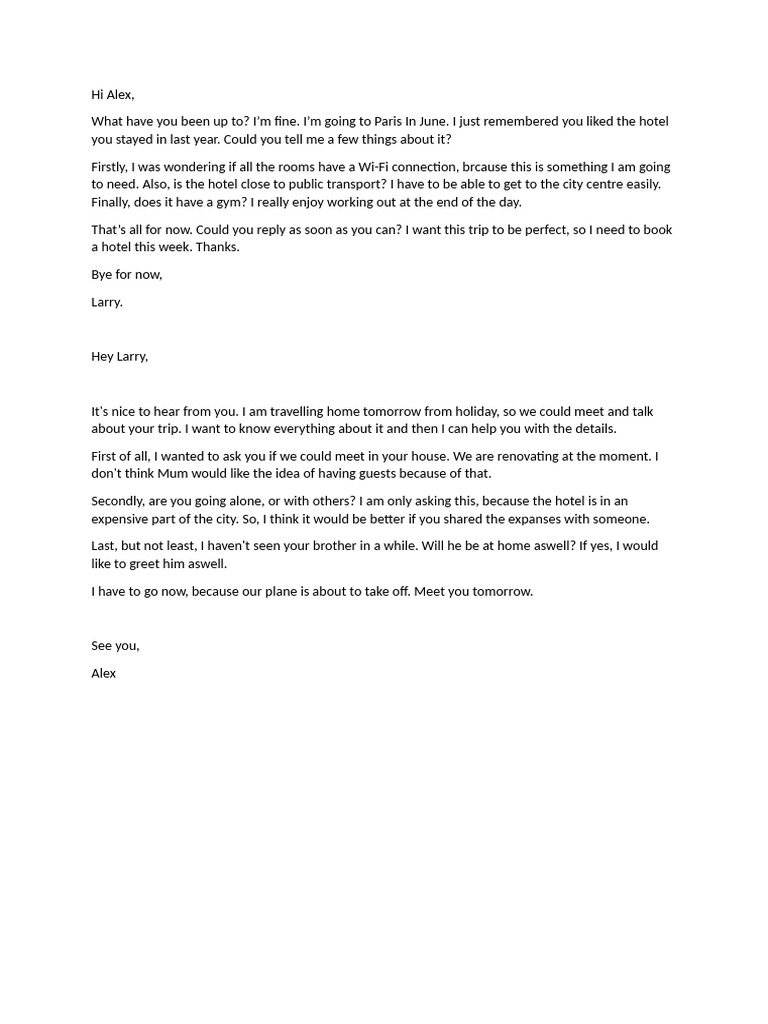 E-Mail For Asking Questions Letters | PDF