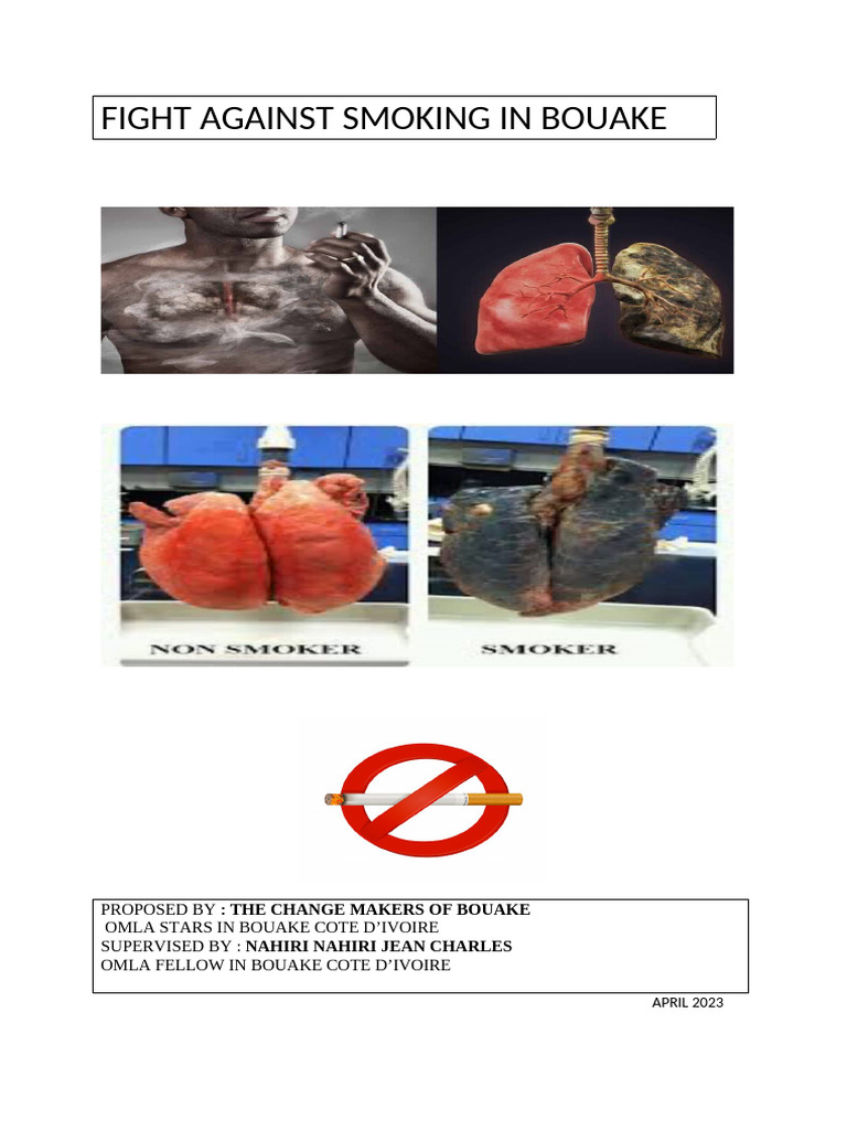 Fight Against Smoking in Bouake | PDF | Tobacco Smoking | Addiction