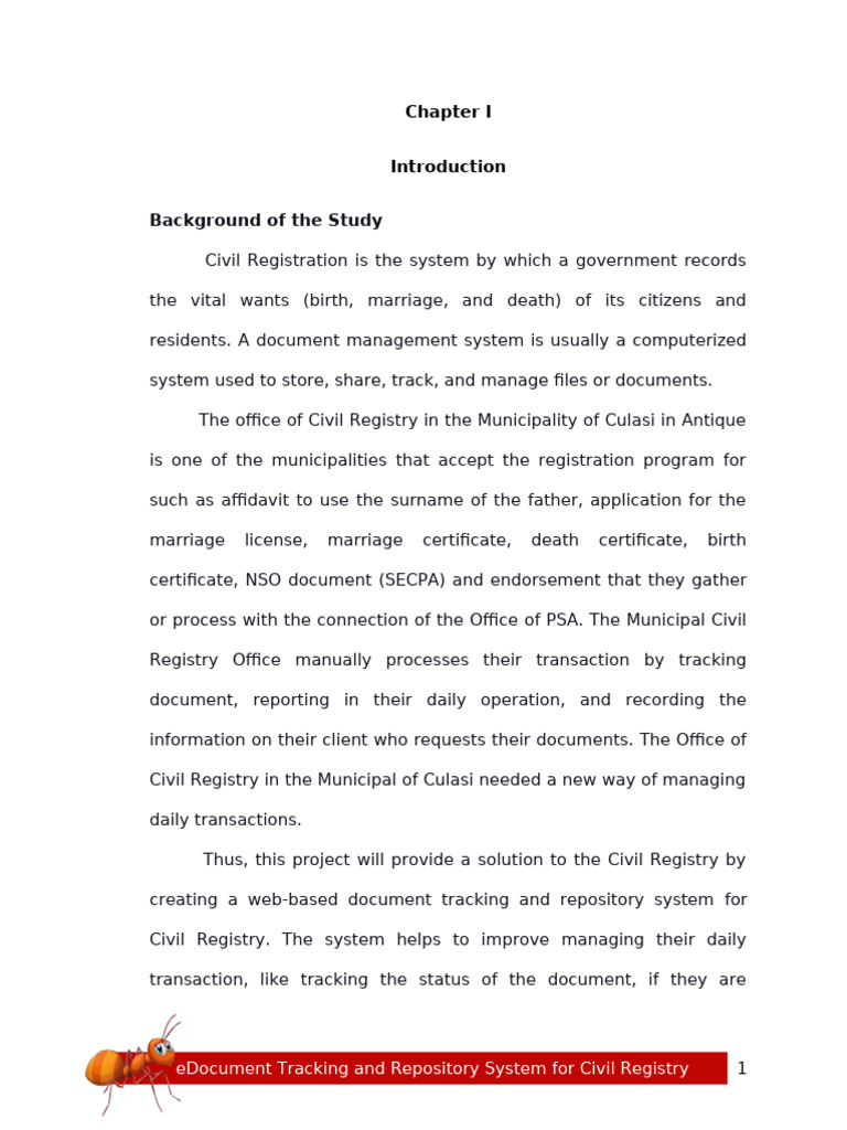 Capstone-Project-1-Chapter-1-Civil-Registry | PDF | Windows Registry ...