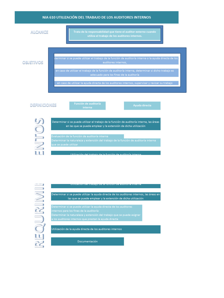 ESQUEMA NIA 610 | PDF