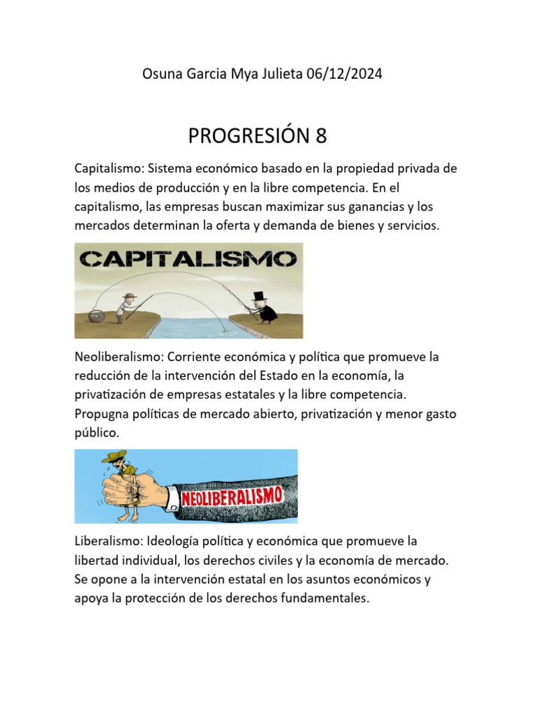 progresion 8 | PDF | Capitalismo | marxismo
