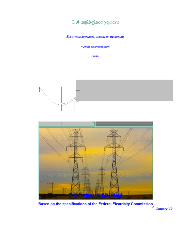 Electromechanical Design of Transmission Lines | PDF | Electric Power ...