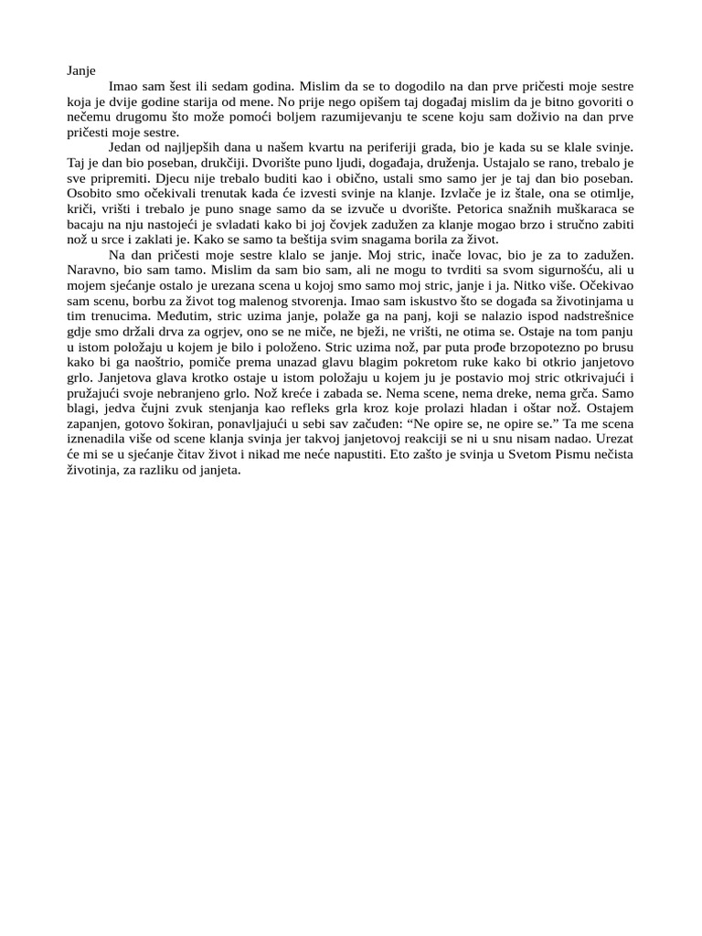 Janje | PDF