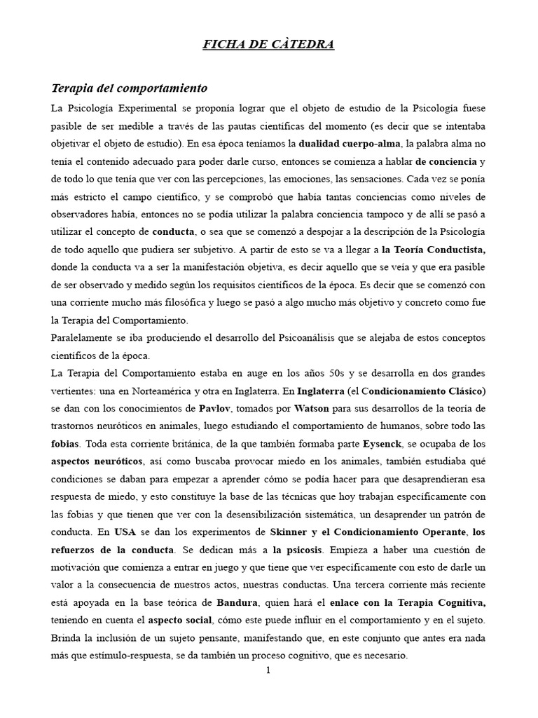 Psicología Fono FIHA DE C-TEDRA 1 | PDF | Las emociones | Aprendizaje