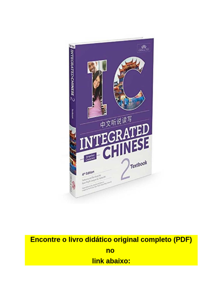 Livro Didático Chinês Integrado 2 PDF | PDF | China | Política mundial