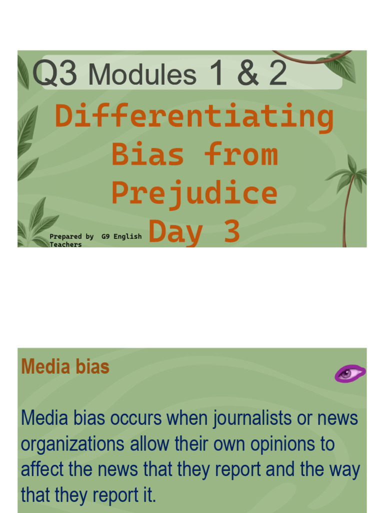 Media Bias: Understanding & Indicators | PDF | Bias | Media Bias