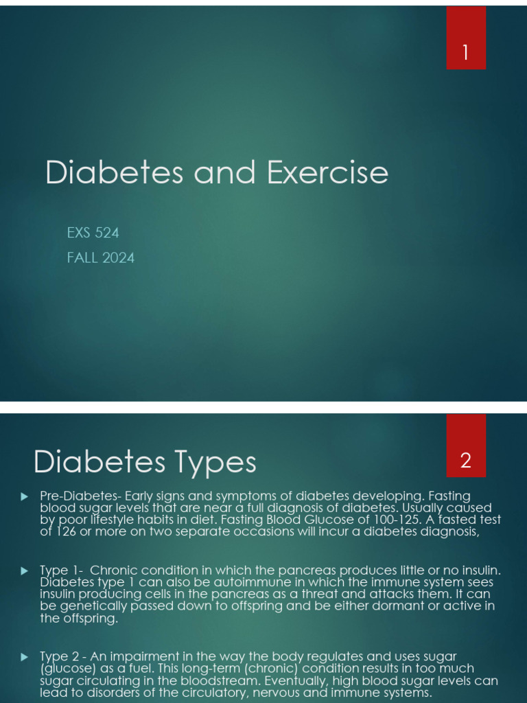 DiabetesFall2024 | PDF | Diabetes | Diseases And Disorders