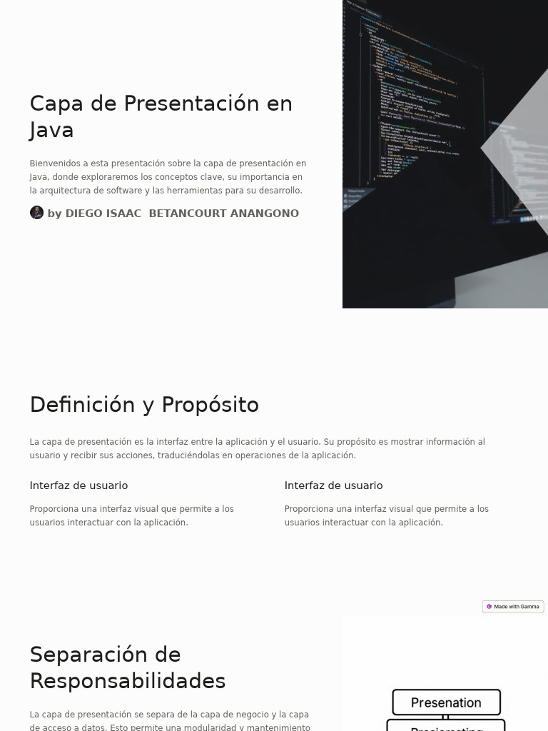 Capa de Presentación en Java | PDF | Modelo – Vista – Controlador ...