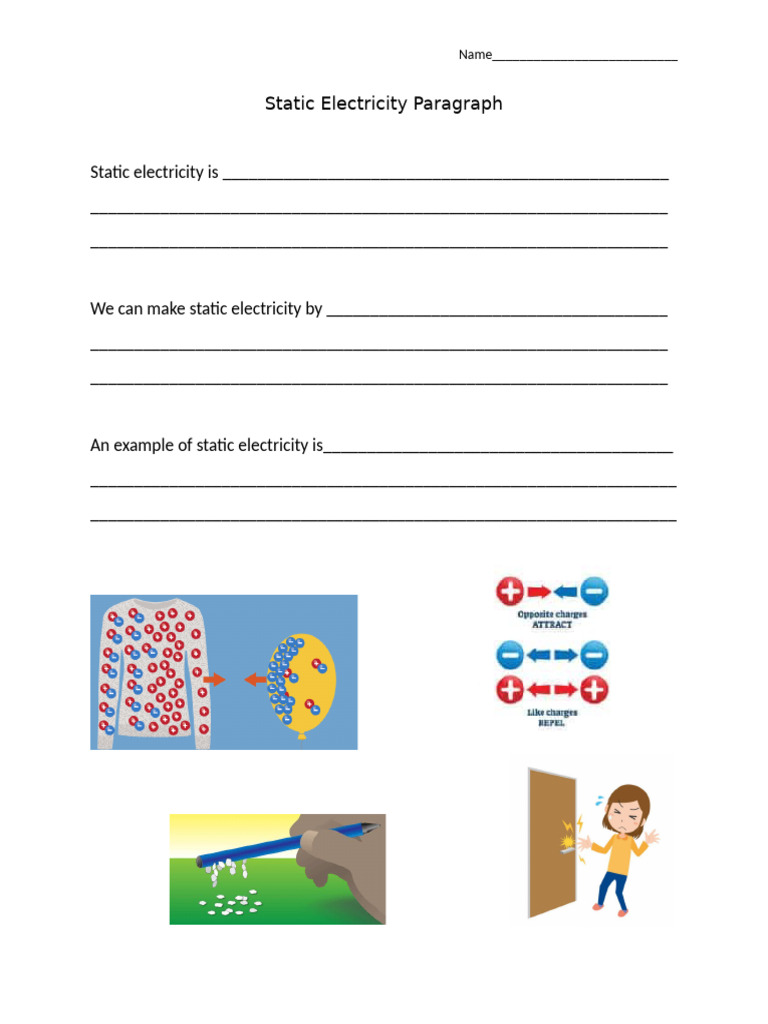 Static Electricity Paragraph | PDF