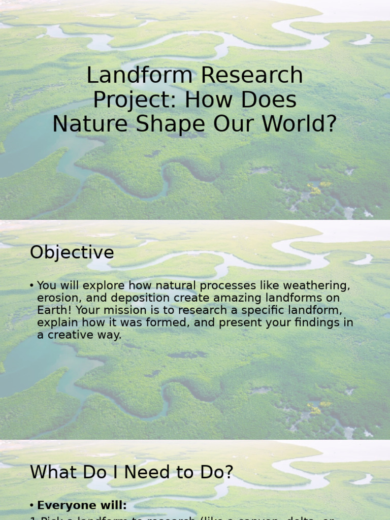 Landform Research Project | PDF
