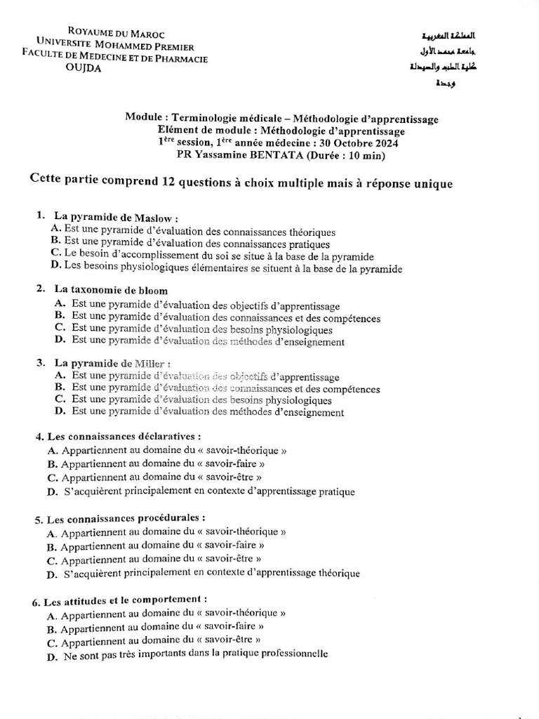 Session Exp Termino Methodo | PDF