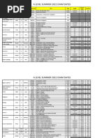 A Level Exam Timetable 2025 | PDF | Qualifications | Science