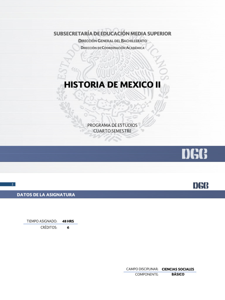 Historia de Mex II | PDF | Maestros | México