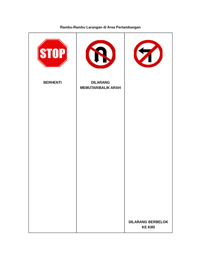 Rambu-Rambu Tambang | PDF