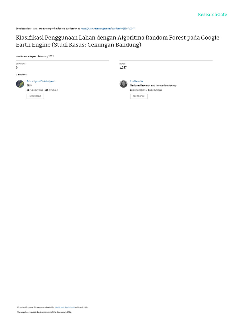 Smile Random Forest GEE | PDF