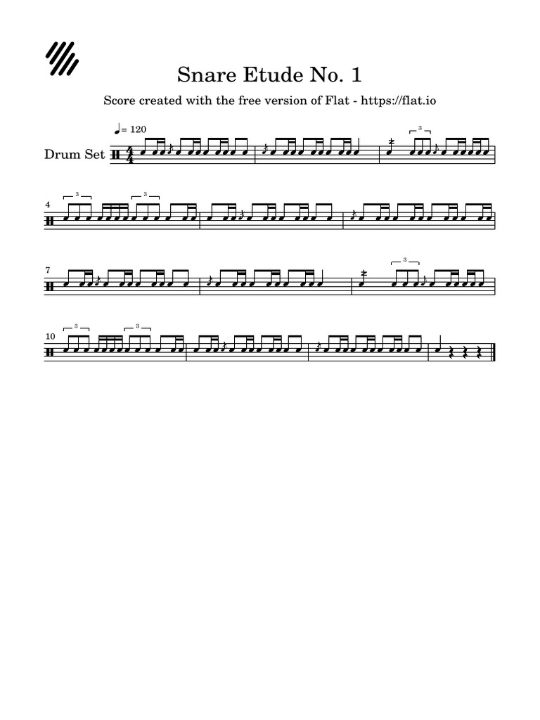 IMSLP1229404 - Snare Drum Etudes (Blobster, Blobby) | PDF