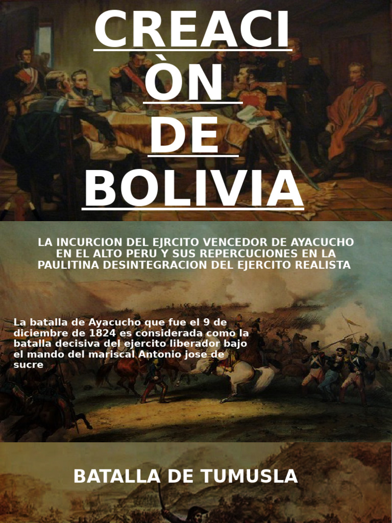 'Creacion de Bolivia | PDF