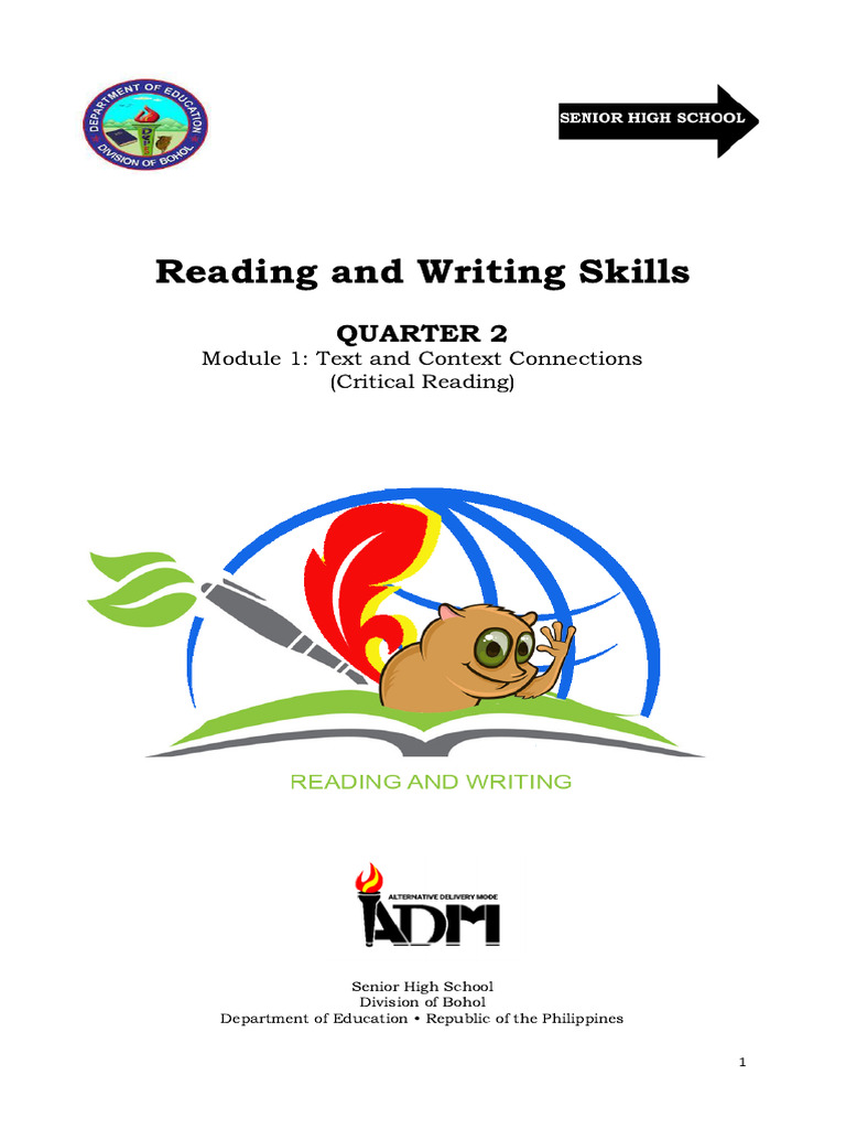 Shs Raw q2 Module1 Wk1-6 | PDF | Coal | Intertextuality