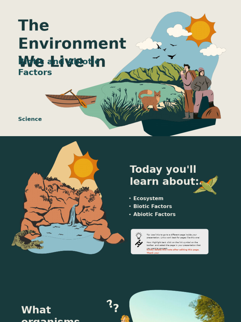 Biotic and Abiotic Factors in The Environment Science Presentation ...