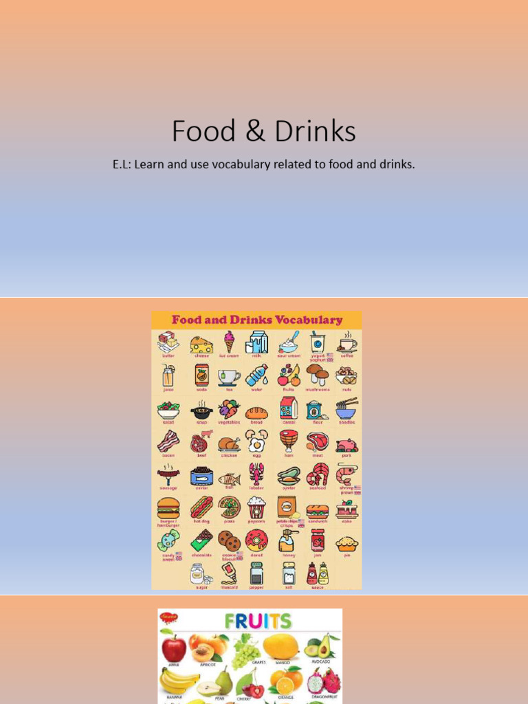 Food & Drinks | PDF