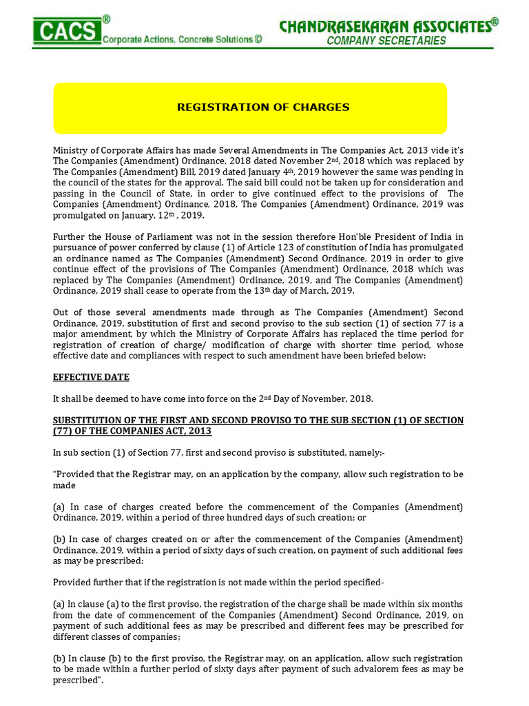 Companies Act Amendments Overview 2019 | PDF | Domain Name Registrar ...