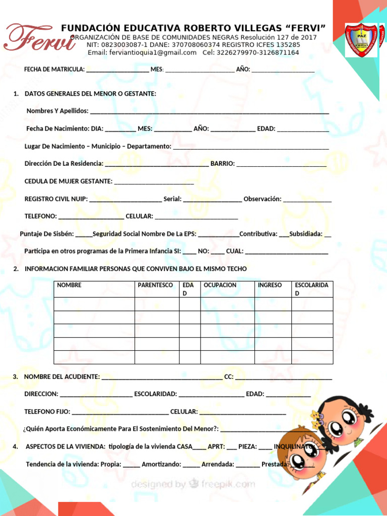 Matricula Fami - 2024 | PDF | Cuidado de la salud