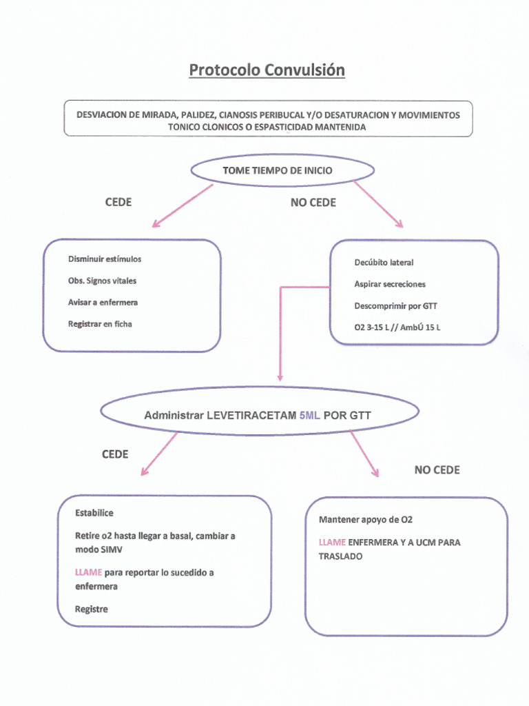 Convulsion Protocolo | PDF
