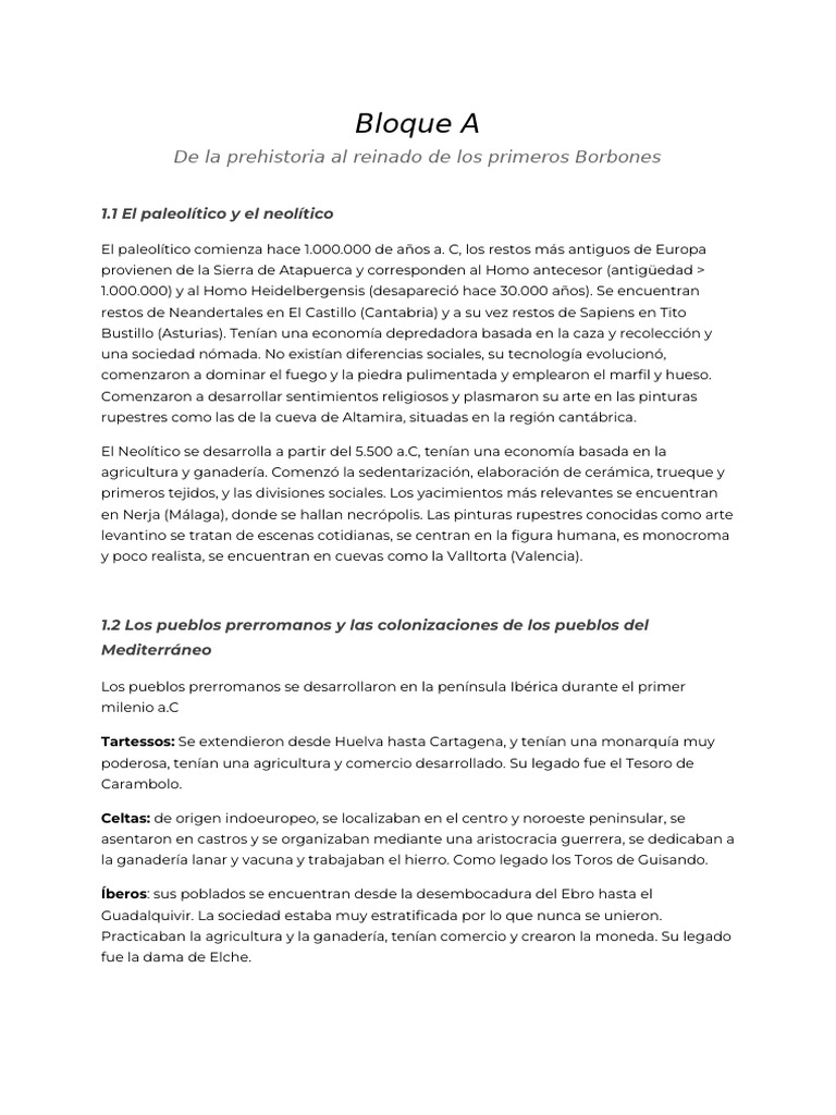 Mini-Temas Bloque 1 | PDF