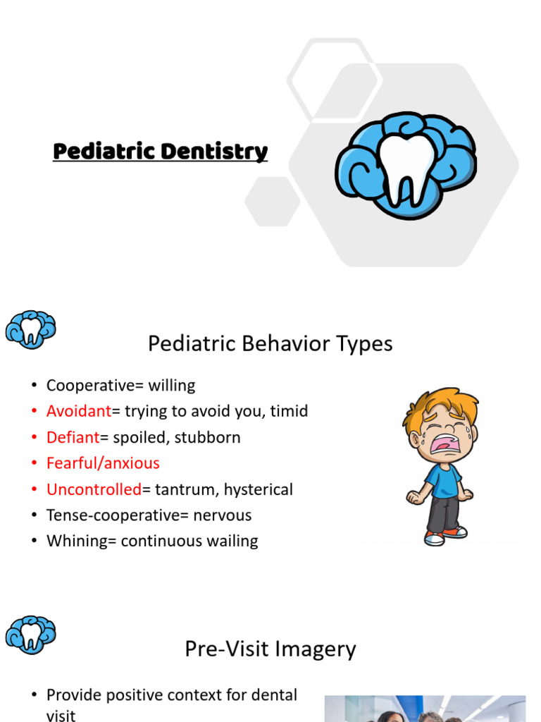Pediatric Dental Behavior Management Techniques | PDF | Clinical ...