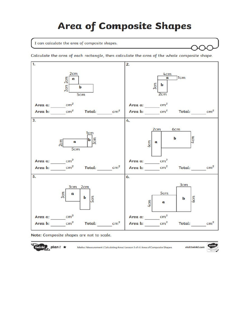 Area of Composite Shapes | PDF