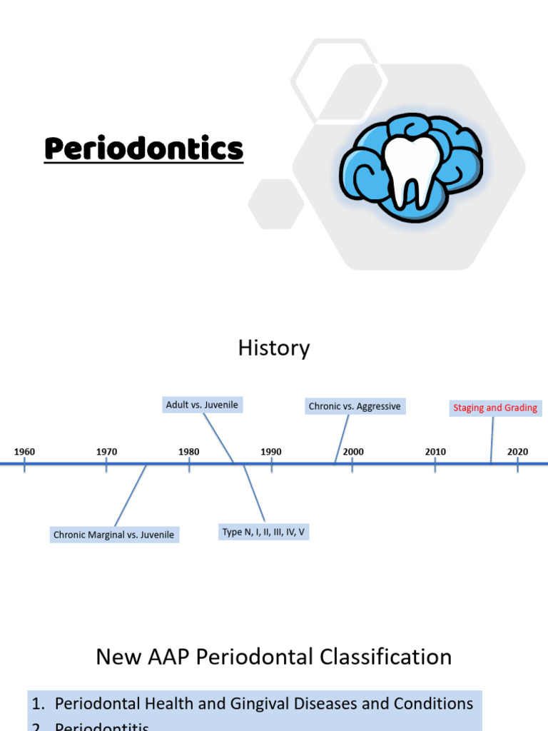 (5a) New Periodontal Classification | PDF | Periodontology | Mouth