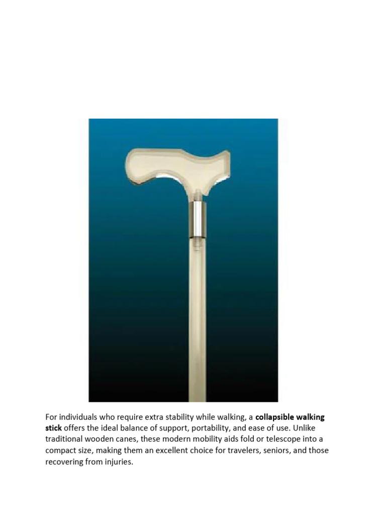 Collapsible Walking Sticks for Mobility | PDF