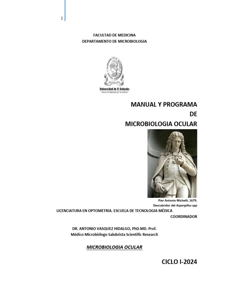 Manual Micro Ocular-2024 | PDF | Infección | Laboratorios