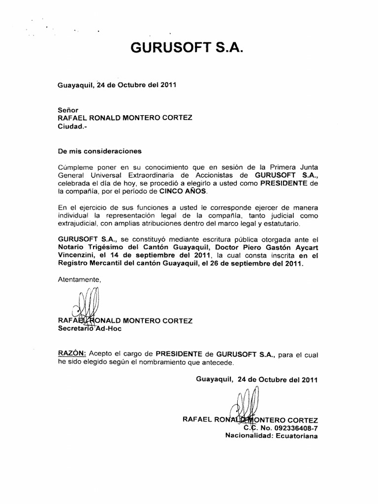 Nombramiento 2011-10-25 2393439 | PDF
