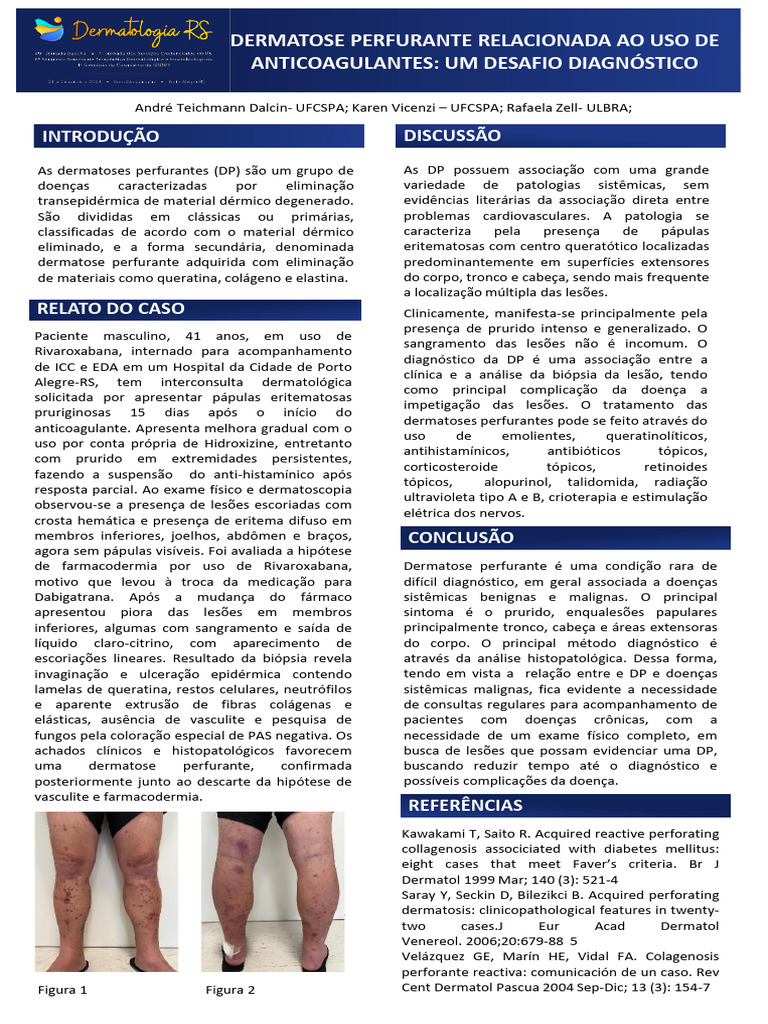 Dermatose Perfurante e Anticoagulantes | PDF | Especialidades médicas ...