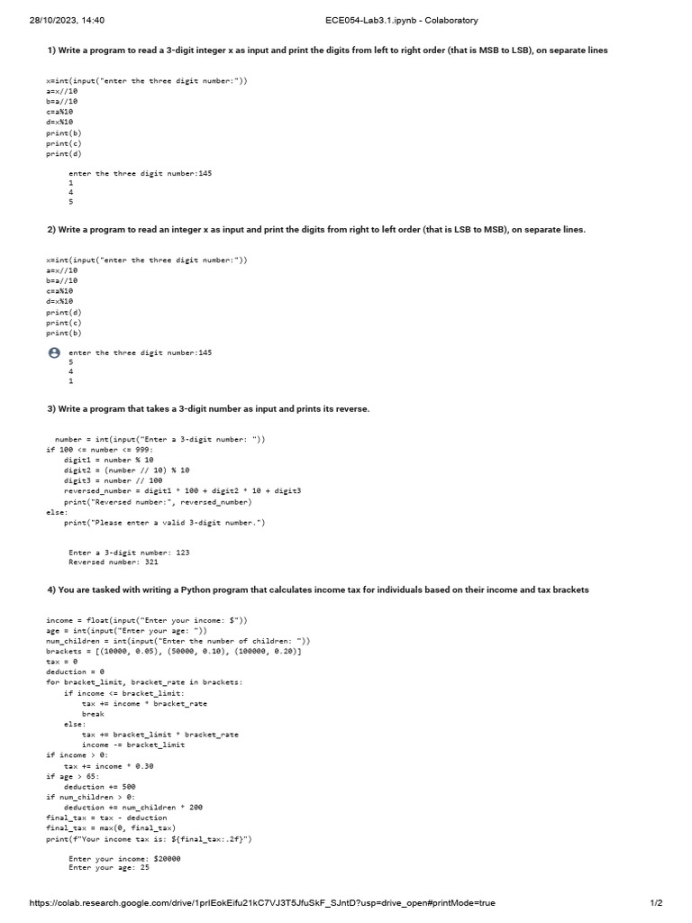 ECE054-Lab3.1 | PDF | Taxes | Government Finances