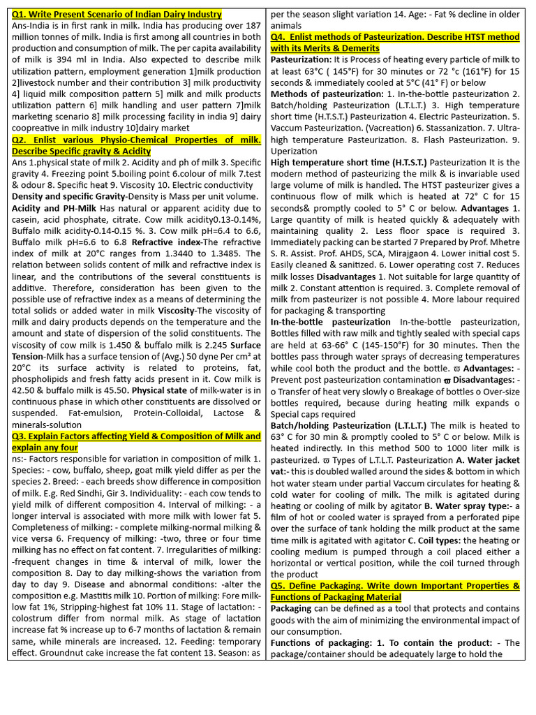 ahds 353 pdf | PDF | Milk | Butter