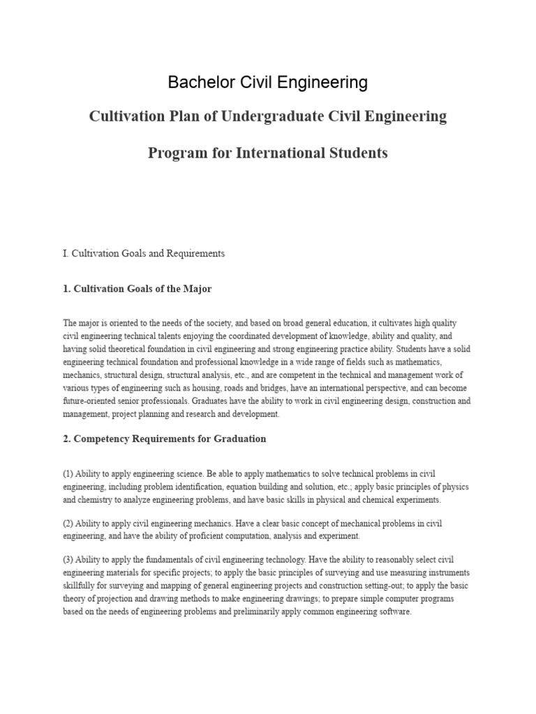 S1 Civil Engineering NJTECH | PDF | Engineering | Civil Engineering