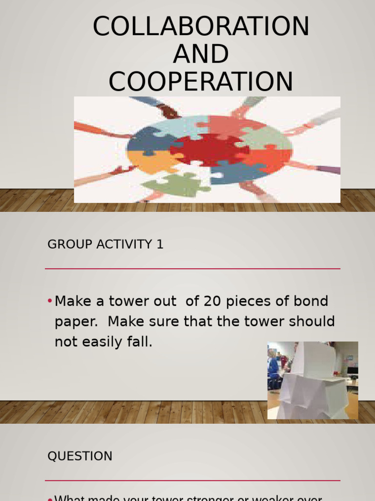 Collaboration and Cooperation Activities | PDF
