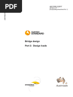 AS 5100.22017 Part 2 Design Loads | PDF | Traffic | Bridge