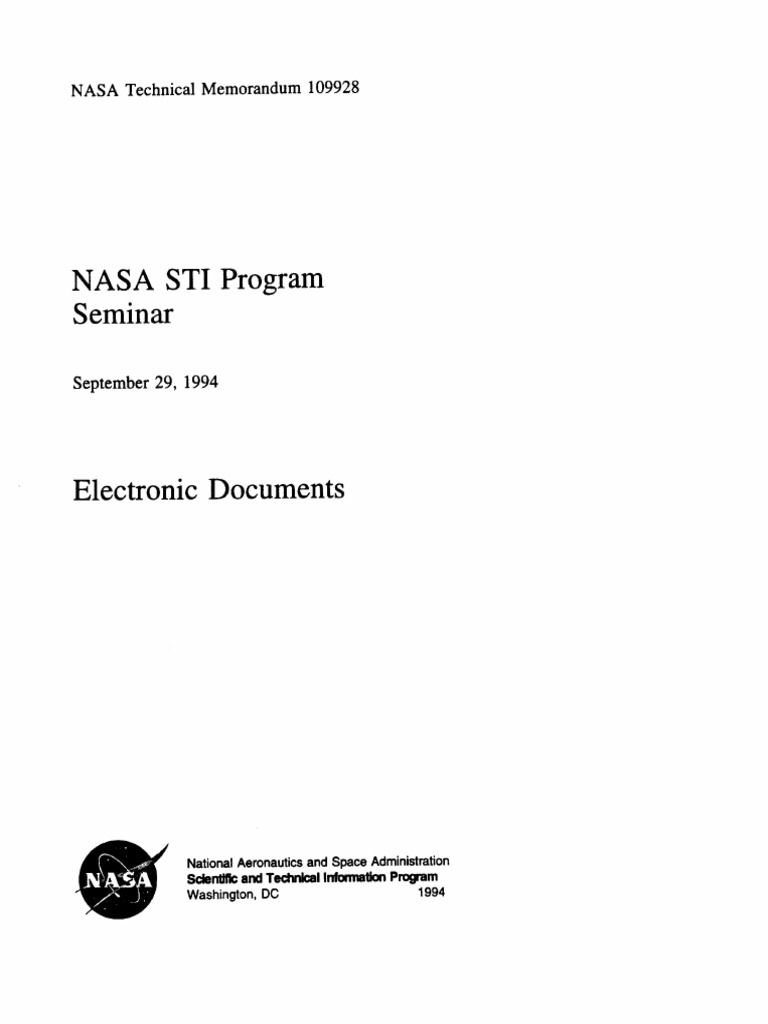Nasa Ntrs Archive 19950005970 | PDF | Nasa