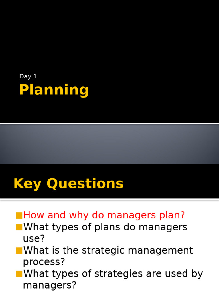 BOH 4M Unit 2 - Planning 2023 | PDF | Strategic Management | Swot Analysis