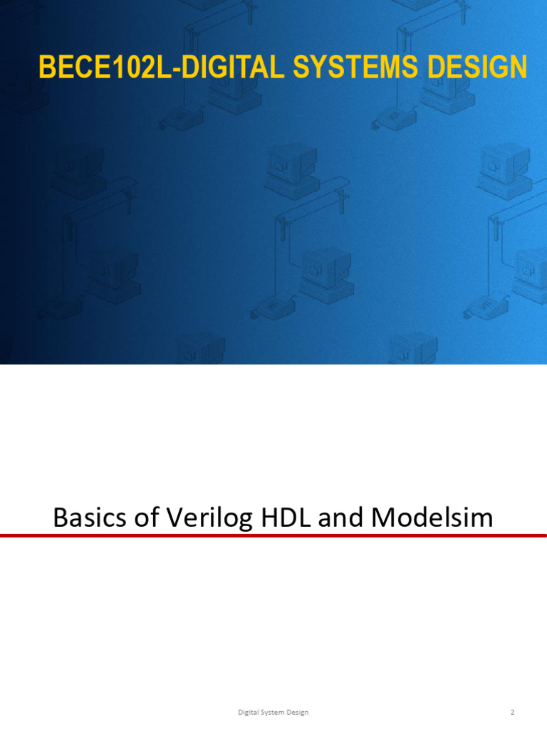 2-Lexical Conventions and Module Basics-08-01-2025 | PDF | Hardware Description Language | Logic ...