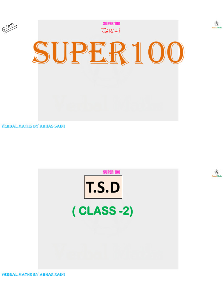 229.TSD CLASS-2 QA By @TgLokii | PDF