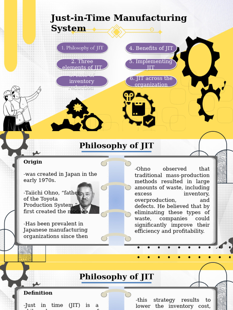 Just in Time Manufacturing System 4 | PDF | Lean Manufacturing | Inventory