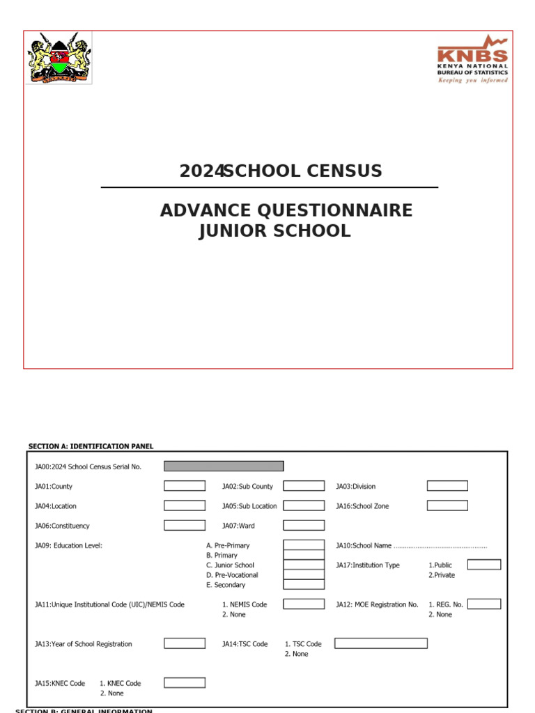 ADVANCE Junior School Questionnaire 08.05.2024 | PDF | Cost Of Living ...
