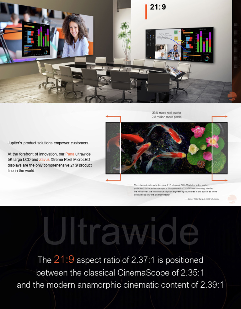 Jupiter's 21:9 Ultrawide Display Solutions | PDF | Video | Electronics