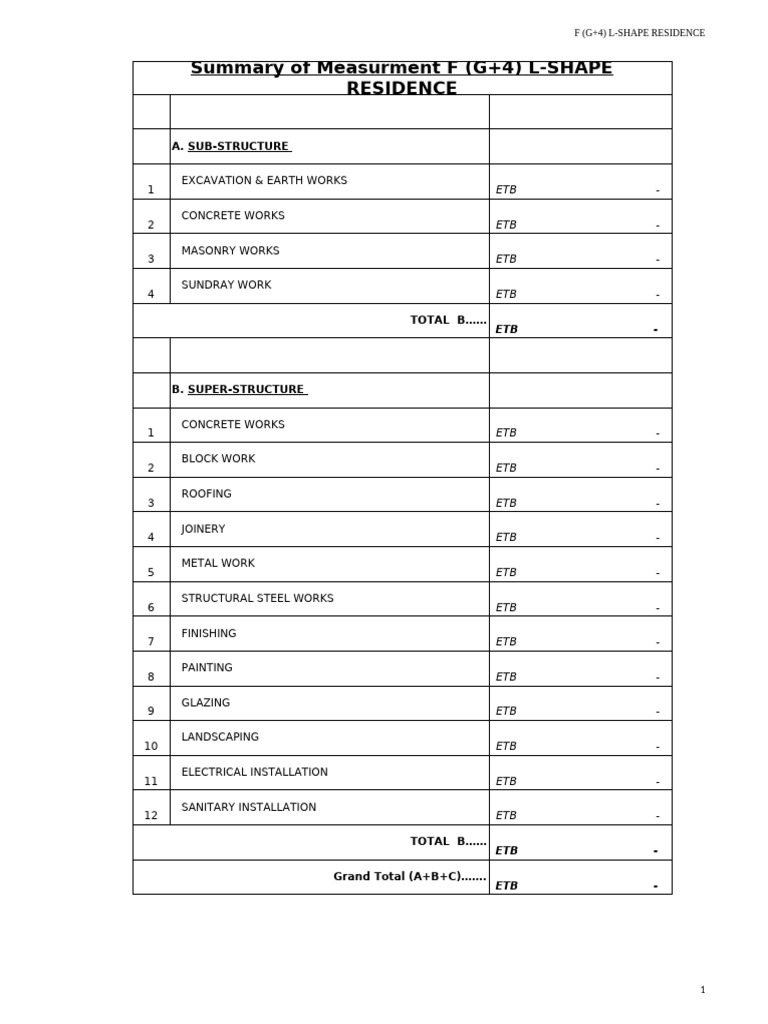 F (g+4) L-Shape Final Res | PDF | Concrete | Tile