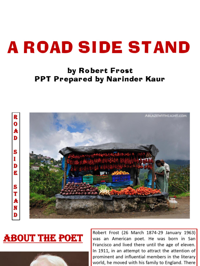 A Road Side Stand - PPT - NK | PDF